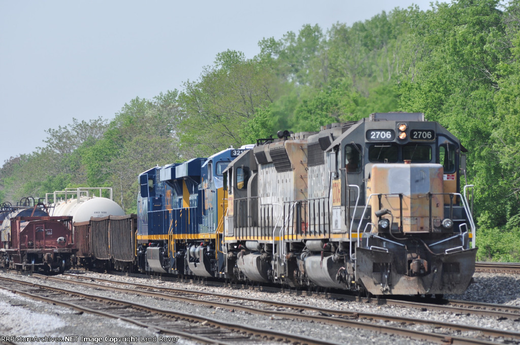 NREX 2706 Ex SP On CSX J 782 Northbound